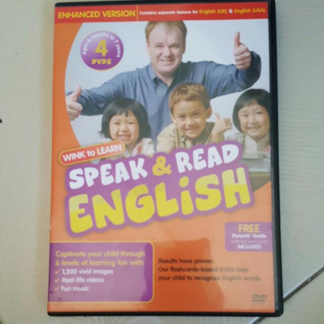 VCD Speak & Read English, Hobbies & Toys, Books & Magazines, Children's ...