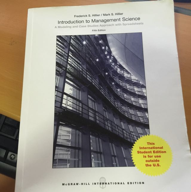 Introduction To Management Science, Hobbies & Toys, Books & Magazines ...