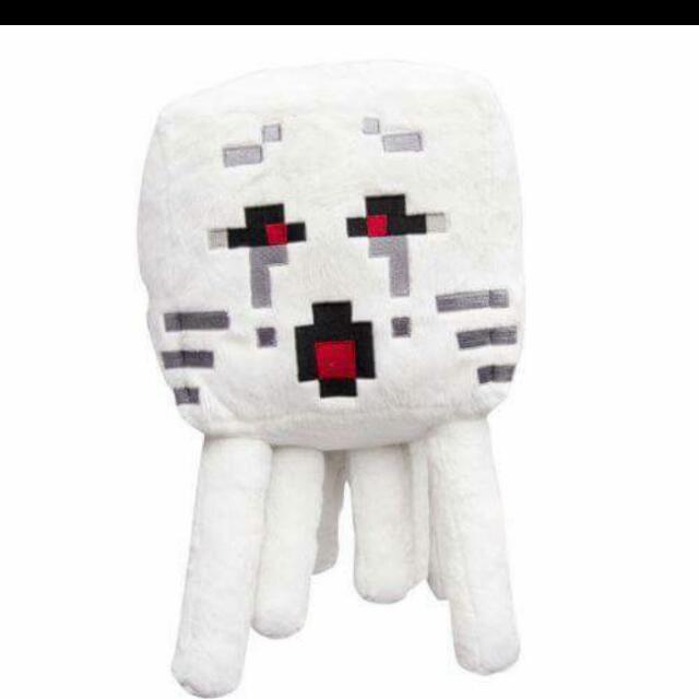 Minecraft PLUSH Red Eyed Ghast - New, Hobbies & Toys, Toys & Games on ...