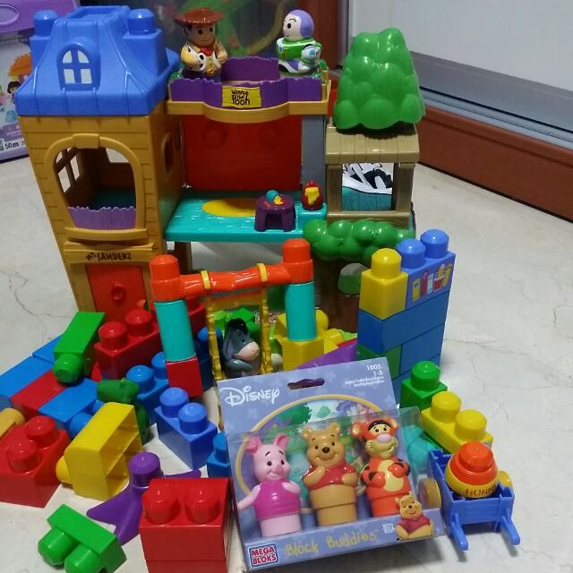 Preloved Mega Bloks Winnie The Pooh Tree Hse, Misc Mega Bloks & A BNIB ...