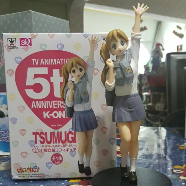 K-ON 5th Anniversary Figurine - Tsumugi, Hobbies & Toys, Memorabilia & Collectibles, Fan ...