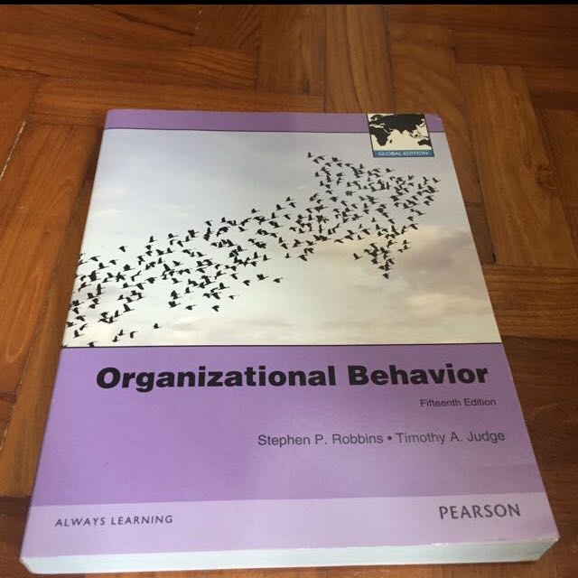Organizational Behavior, 15th Edition. Robbins; Judge. OBHR101 - MPW ...