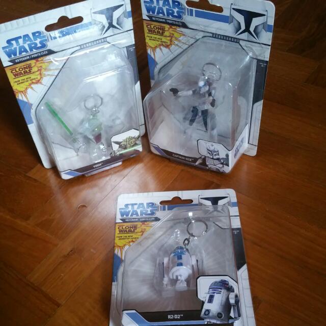 Star Wars Clone Wars Collectible Keychains, Hobbies & Toys, Toys ...