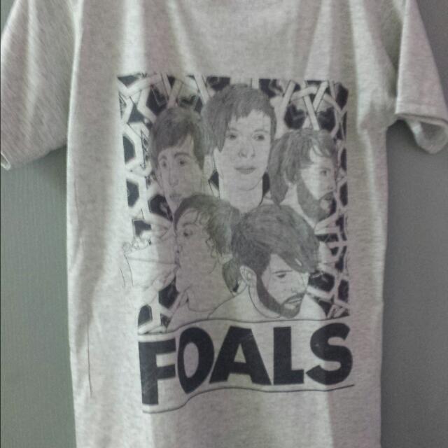 The Foals Grey Tshirt, Women's Fashion, Tops, Shirts on Carousell