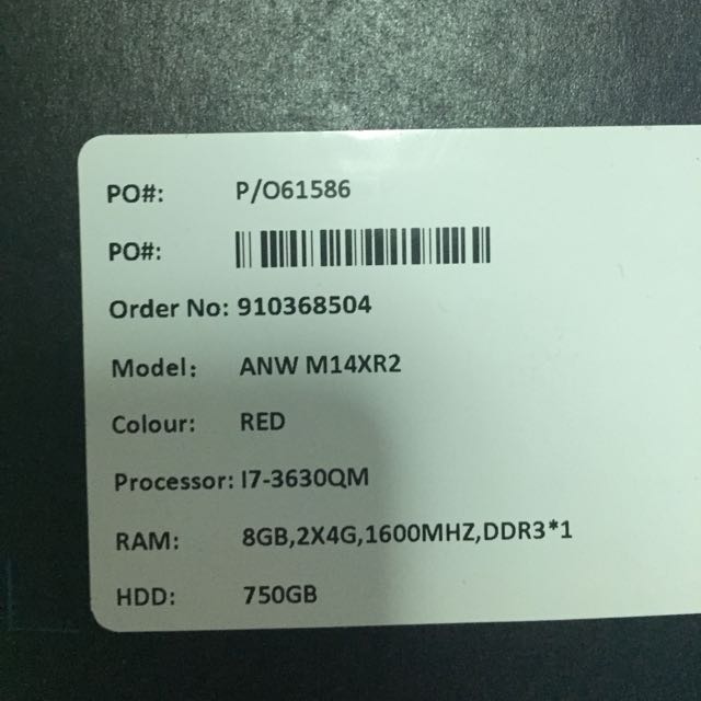 Dell Alienware M14x R2 Or Mx14 Laptop Gaming, Computers & Tech, Parts ...