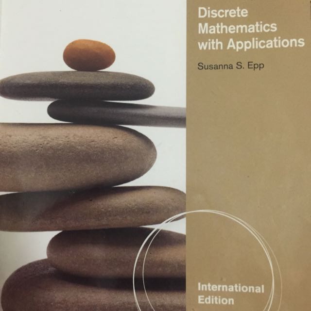 Cs1231 Mh1300 Discrete Mathematics With Applications Susanna S Epp Hobbies And Toys Books