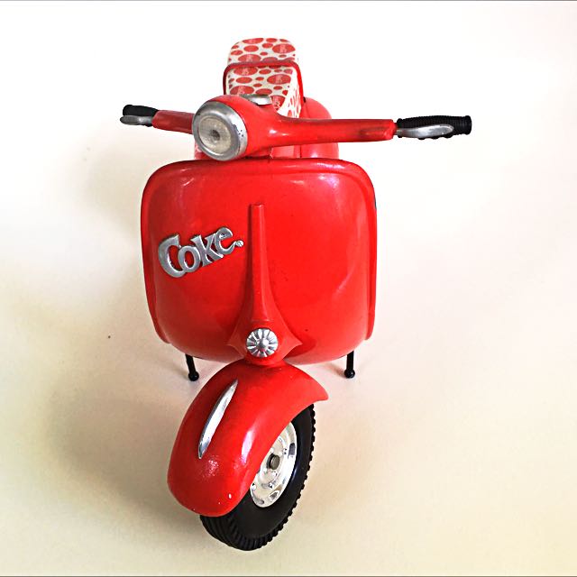 PIAGGIO VESPA COCA-COLA 150 CC CLUBMAN SCOOTER RED DIECAST COKE LIMITED ...