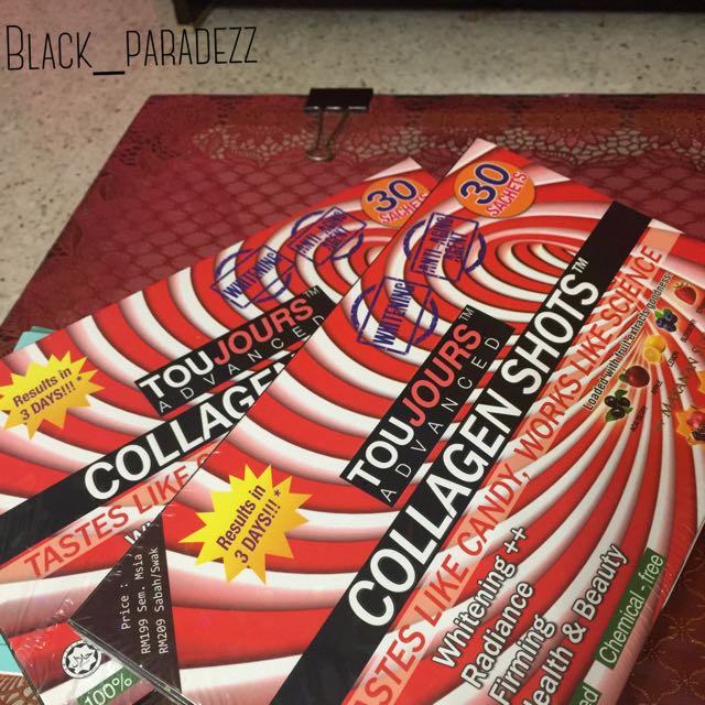 Toujours Advanced Collagen Shots By Hanis Zalikha., Health & Nutrition ...