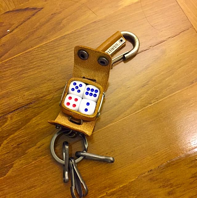 Diesel Leather Keys Holder With Dice Compartment, Men's Fashion ...