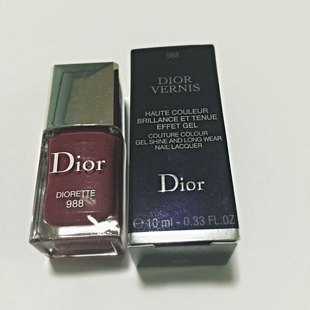 Dior Vernis #988 Diorette, Nail Polish, Beauty & Personal Care, Face ...