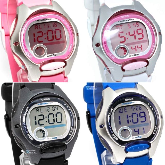 Casio Kids Digital Watch LW200 LW-200 Light Alarm Day Date, Babies ...