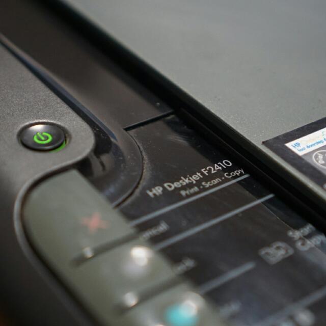 HP Deskjet 2410 All-in-one Printer Scanner Copier (Used), Computers ...
