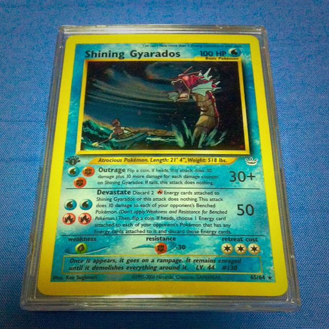 [1st Edition] Shining Gyarados - Holo - Neo Revelation 65/64, Hobbies & Toys, Toys & Games on ...