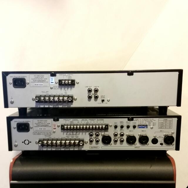 TOA PA Amplifier Model P-1812 and A-1812, Audio, Soundbars, Speakers ...