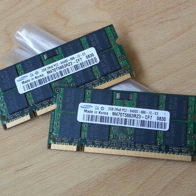 2GB Laptop RAM by Samsung. (Made In Korea!), Computers & Tech, Parts ...