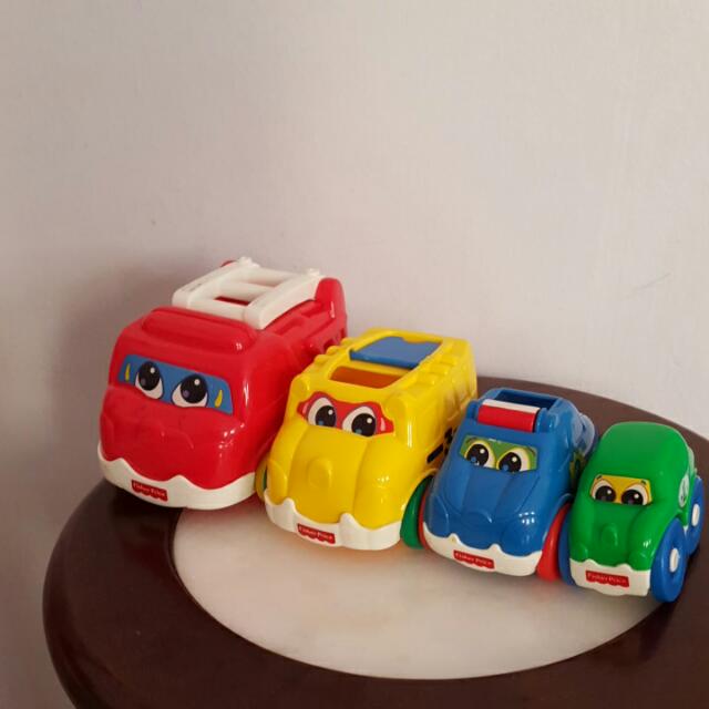Fisher Price Stacking Cars, Babies & Kids, Infant Playtime on Carousell