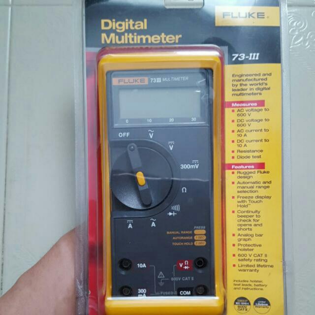 Fluke Digital Multimeter 73-III, Everything Else on Carousell