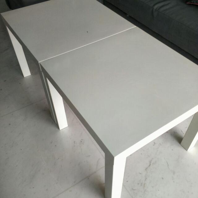 IKEA Tables, Shiny Covers, White, Furniture & Home Living, Furniture ...