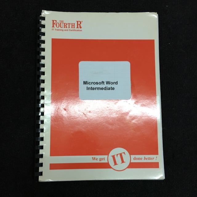 Microsoft Word Intermediate, Hobbies & Toys, Books & Magazines, Textbooks on Carousell