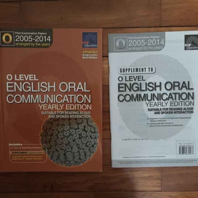 O Level English Oral Communication (Yearly Edition), Hobbies & Toys ...