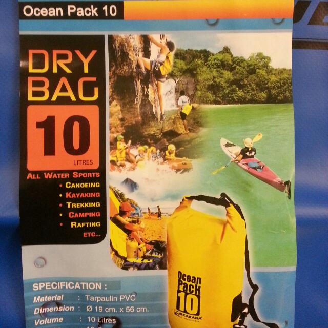 Ocean Pack Dry Bag 10L, Sports Equipment, Sports & Games, Water Sports ...