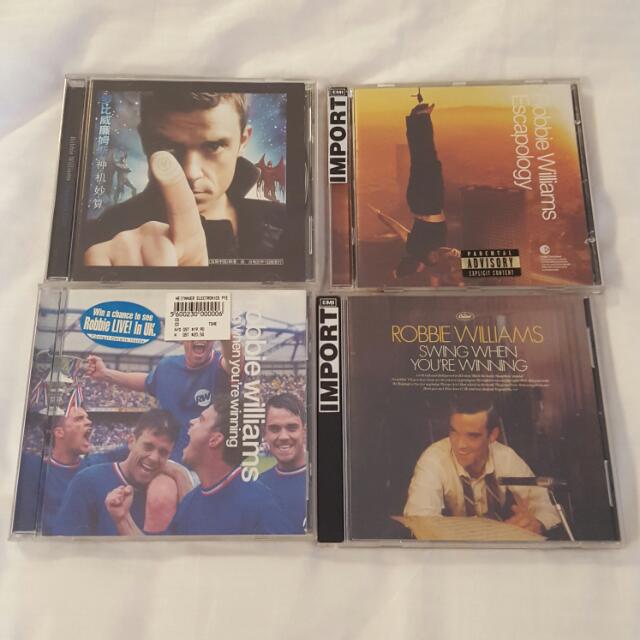 Robbie William CD Collection, Hobbies & Toys, Music & Media, CDs & DVDs ...