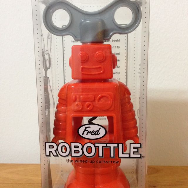 Robot Bottle - Wined Up Corkscrew, Furniture & Home Living, Cleaning ...