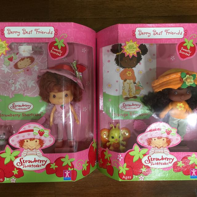 Set Of 5 Strawberry shortcake Berry Best Friends Toys - BNIB, Hobbies ...