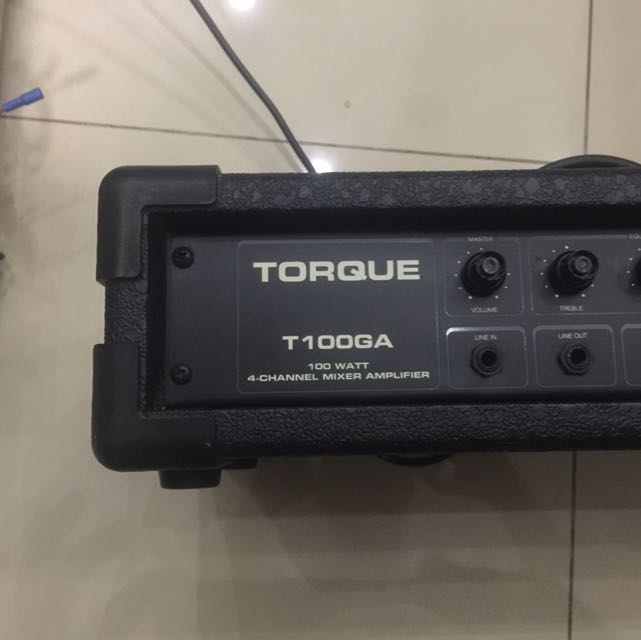 TORQUE T100GA 100 Watt 4-channel Mixer Amplifier, Computers & Tech ...