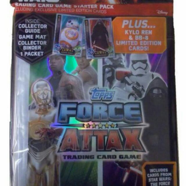 Last One - Force Attax StarWars Starter Pack, Hobbies & Toys, Toys ...