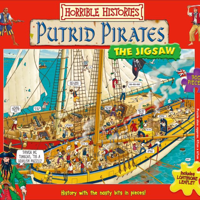 Horrible Histories Putrid Pirates Puzzle, Hobbies & Toys, Toys & Games ...