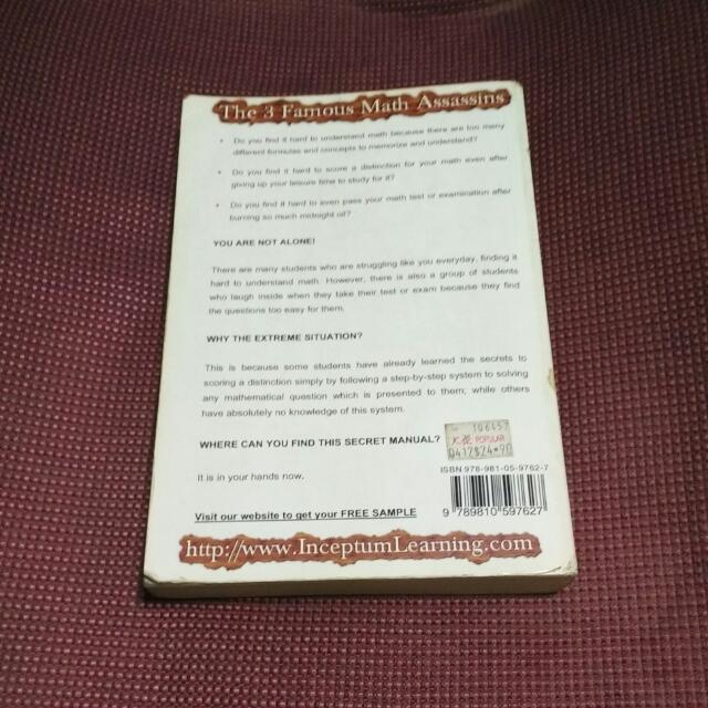 Secret Of Scoring Distinction, "O" Level E-Math Guide Book, Hobbies ...