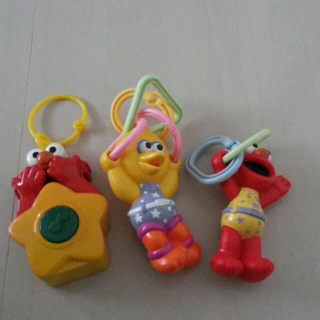Sesame STREET baby Rattles, Babies & Kids, Infant Playtime on Carousell