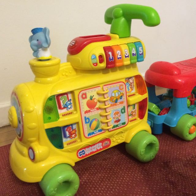 VTech Ride on Alphabet Train, Hobbies & Toys, Toys & Games on Carousell