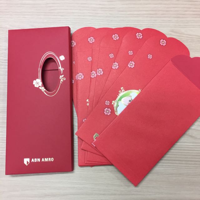 ABN Amro Ang Bao Red Packet, Furniture & Home Living, Home Improvement ...