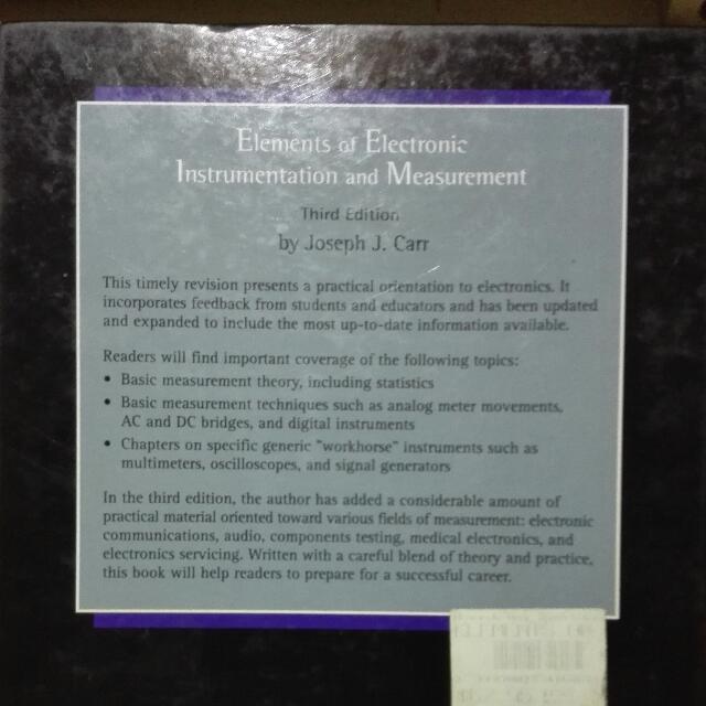 Elements Of Electronics Instruments And Measurement, Hobbies & Toys ...