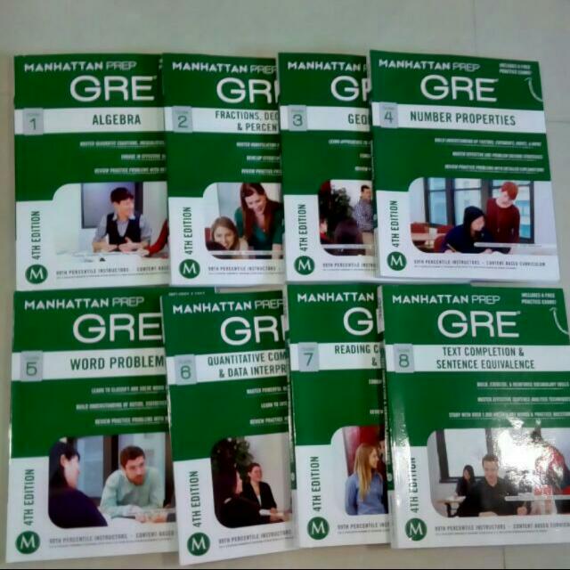 GRE Manhattan Prep 4th Edition, Hobbies & Toys, Books & Magazines ...