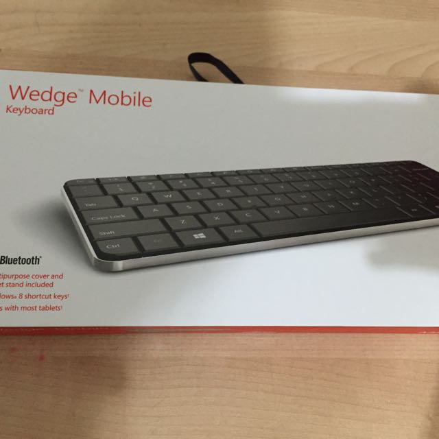 Microsoft Bluetooth Wedge Keyboard, Computers & Tech, Parts ...