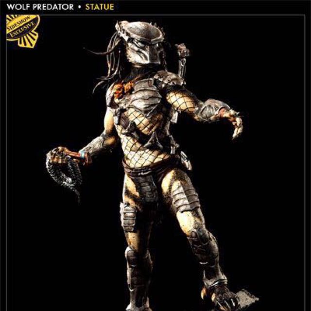 Sideshow EXCLUSIVE AVP:R Wolf Predator Statue, Hobbies & Toys, Toys & Games on Carousell