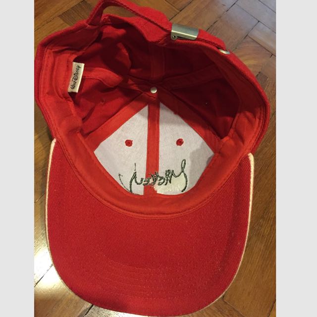 Walt Disney Mickey Vintage Red Cap, Babies & Kids, Babies & Kids ...
