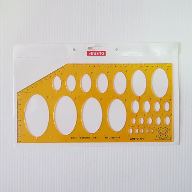 Ellipse/Oval Template "isometric", Everything Else on Carousell