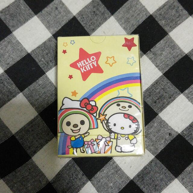 OPEN! x Hello Kitty Playing Cards (Poker Cards) Brand New In Package ...