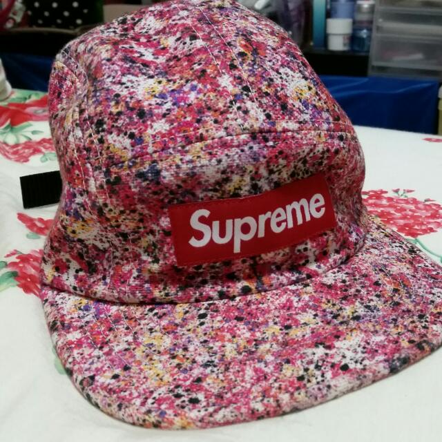 Supreme Pink Camp Cap (Rare), Everything Else on Carousell