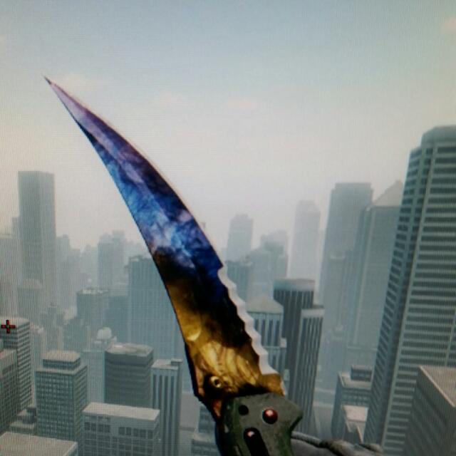 CS:GO SKIN Marble Fade Flip Knife (FN), Hobbies & Toys, Toys & Games on ...