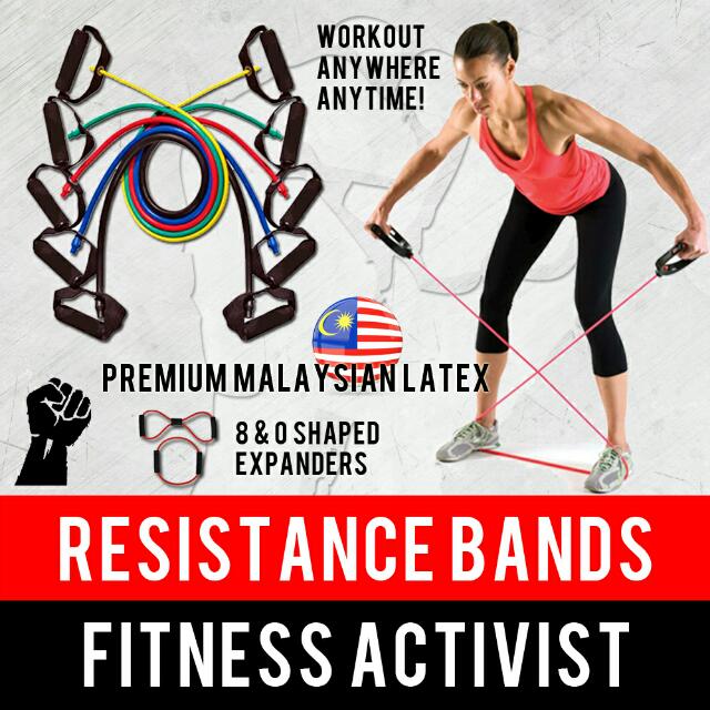 Individual Resistance Bands, Sports Equipment, Exercise & Fitness ...