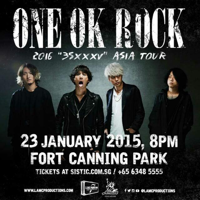 (Reserved) One OK ROCK Concert Ticket, Tickets & Vouchers, Event ...
