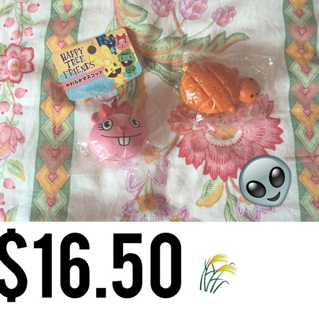 Happy Tree Friends and Turtle Squishies, Hobbies & Toys, Stationery ...