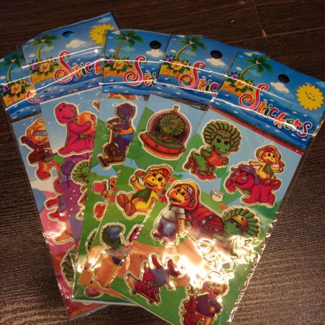 Brand New Barney Stickers, Hobbies & Toys, Books & Magazines, Children ...