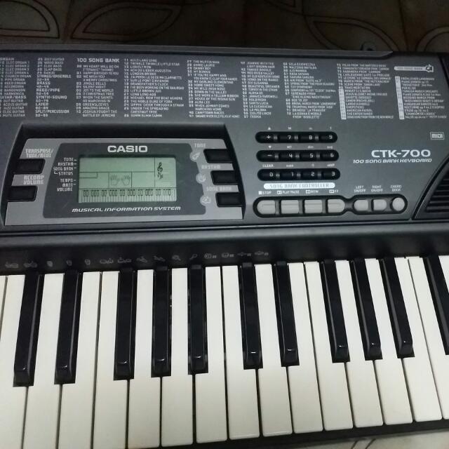 Keyboard Casio CTK-700, Hobbies & Toys, Music & Media, Musical ...