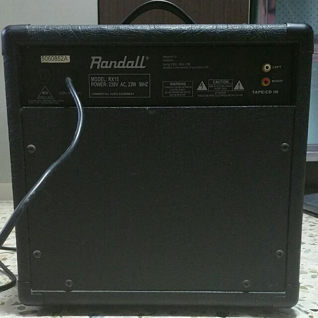 Randall RX15 12-watt Combo Amp, Hobbies & Toys, Music & Media, Music Accessories on Carousell